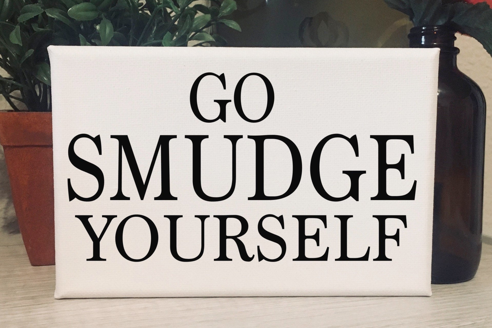 Go Smudge Yourself / Hippie Decor / Witchy Things / Indie Room Decor ...