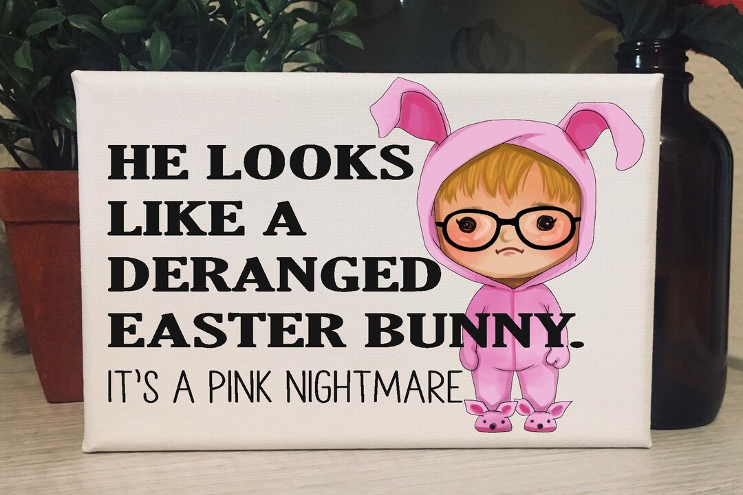 Deranged Easter Bunny / Ralphie / Christmas Story / Holiday Decor ...