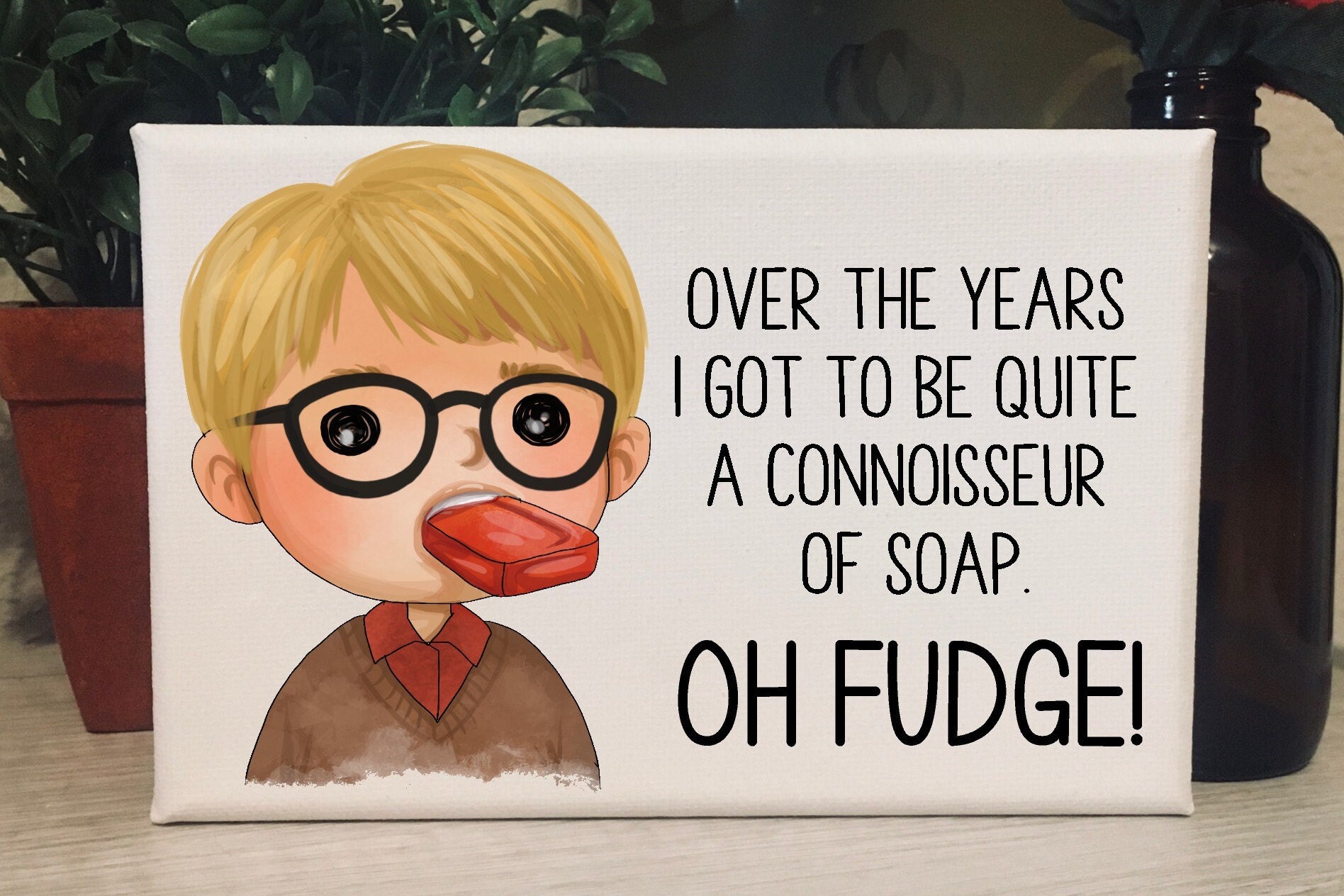 Oh Fudge / Ralphie / Soap Connoisseur / Christmas Story / | Etsy