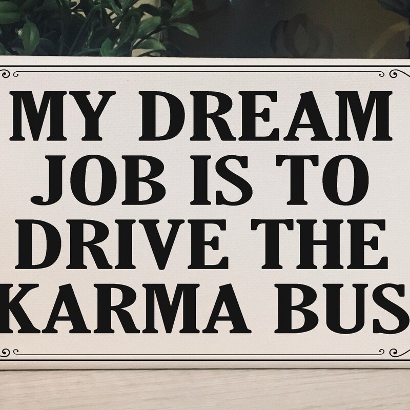 Karma Bus - Etsy