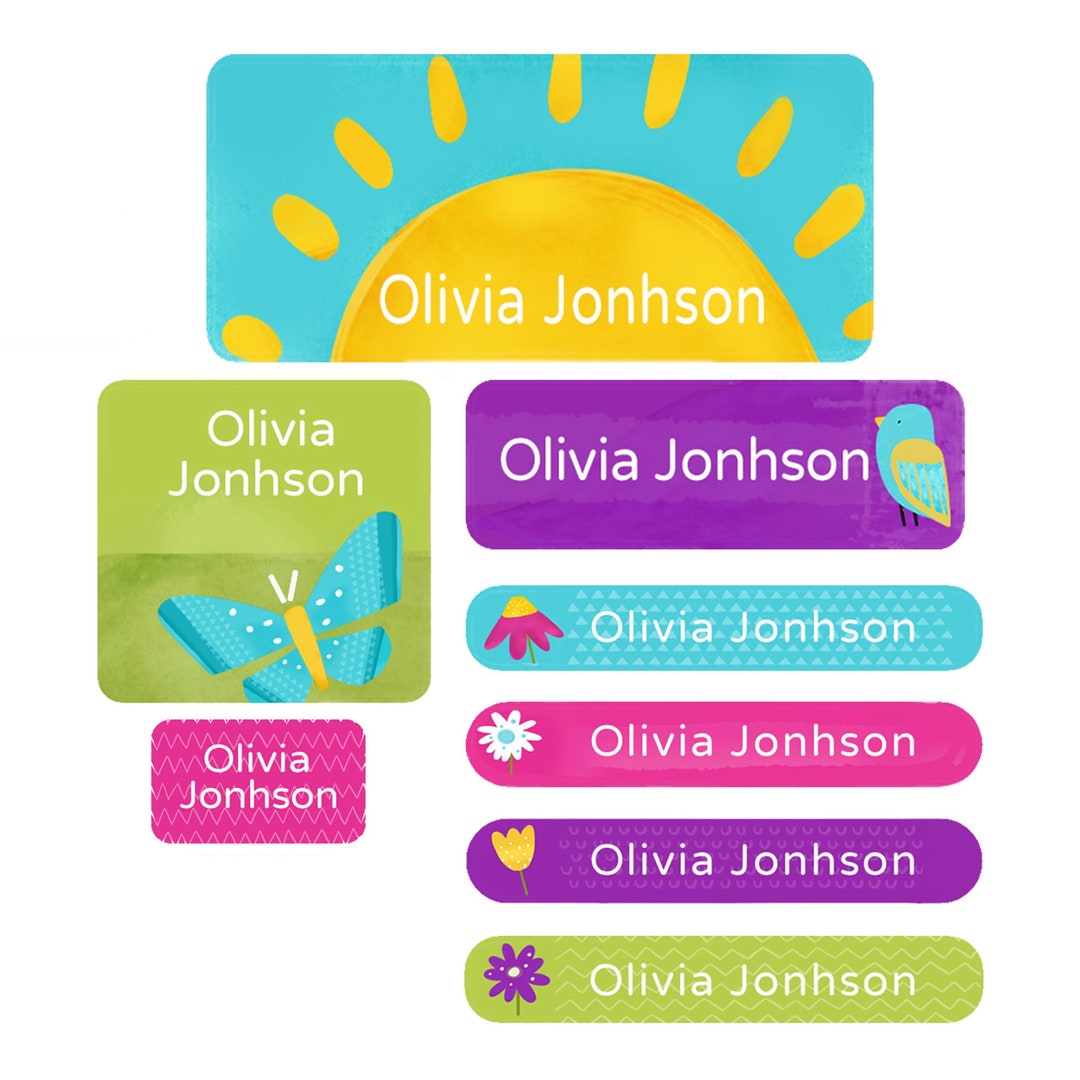 Preschool Labels, Personalized Labels for Kids, Daycare Labels ...