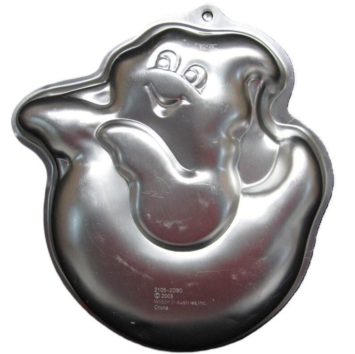 Wilton Spooky Ghost Cake Pan, Novelty Halloween Ghost Contoured Aluminum Metal Mold - Etsy