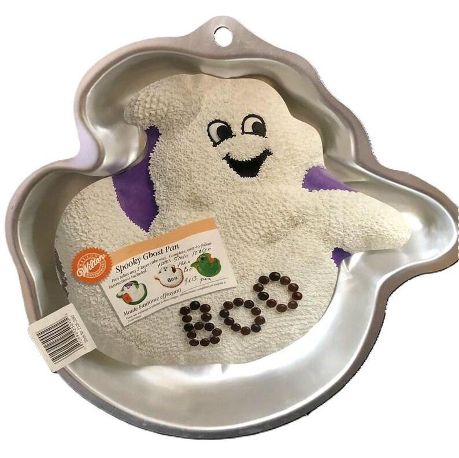 Wilton Spooky Ghost Cake Pan, Novelty Halloween Ghost Contoured Aluminum Metal Mold - Etsy