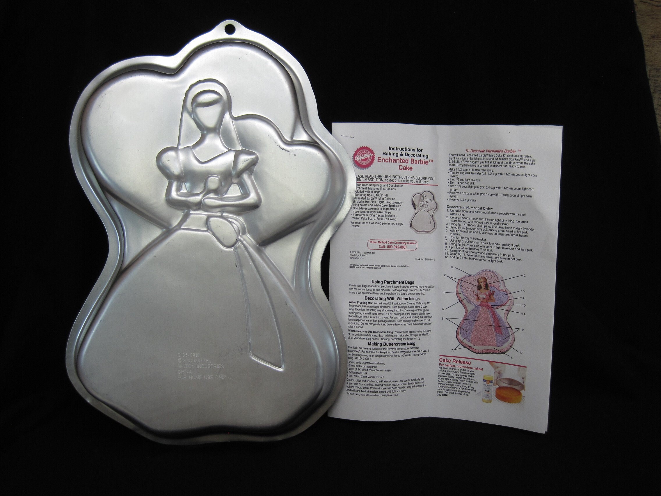 Wilton Enchanted Barbie Cake Pan 2105-8910 Doll Shaped - Etsy