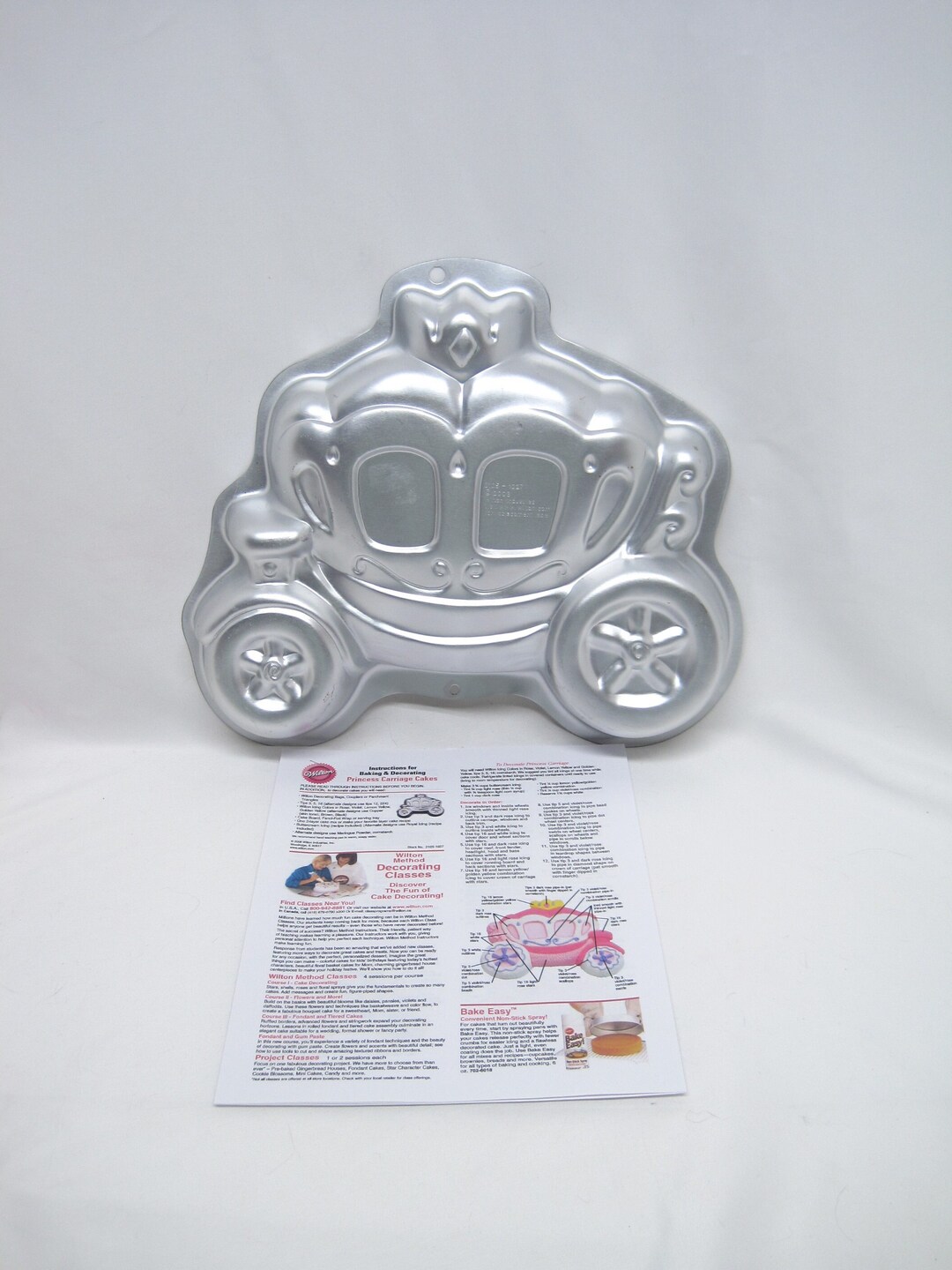 Vintage Wilton Princess Carriage Cake Pan 2105-1027, Carriage Shaped ...