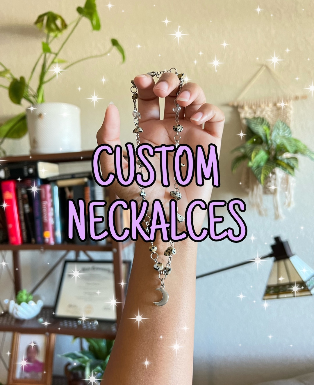 Customizable Gemstone/crystal Necklaces| Custom Necklaces| Crystal ...