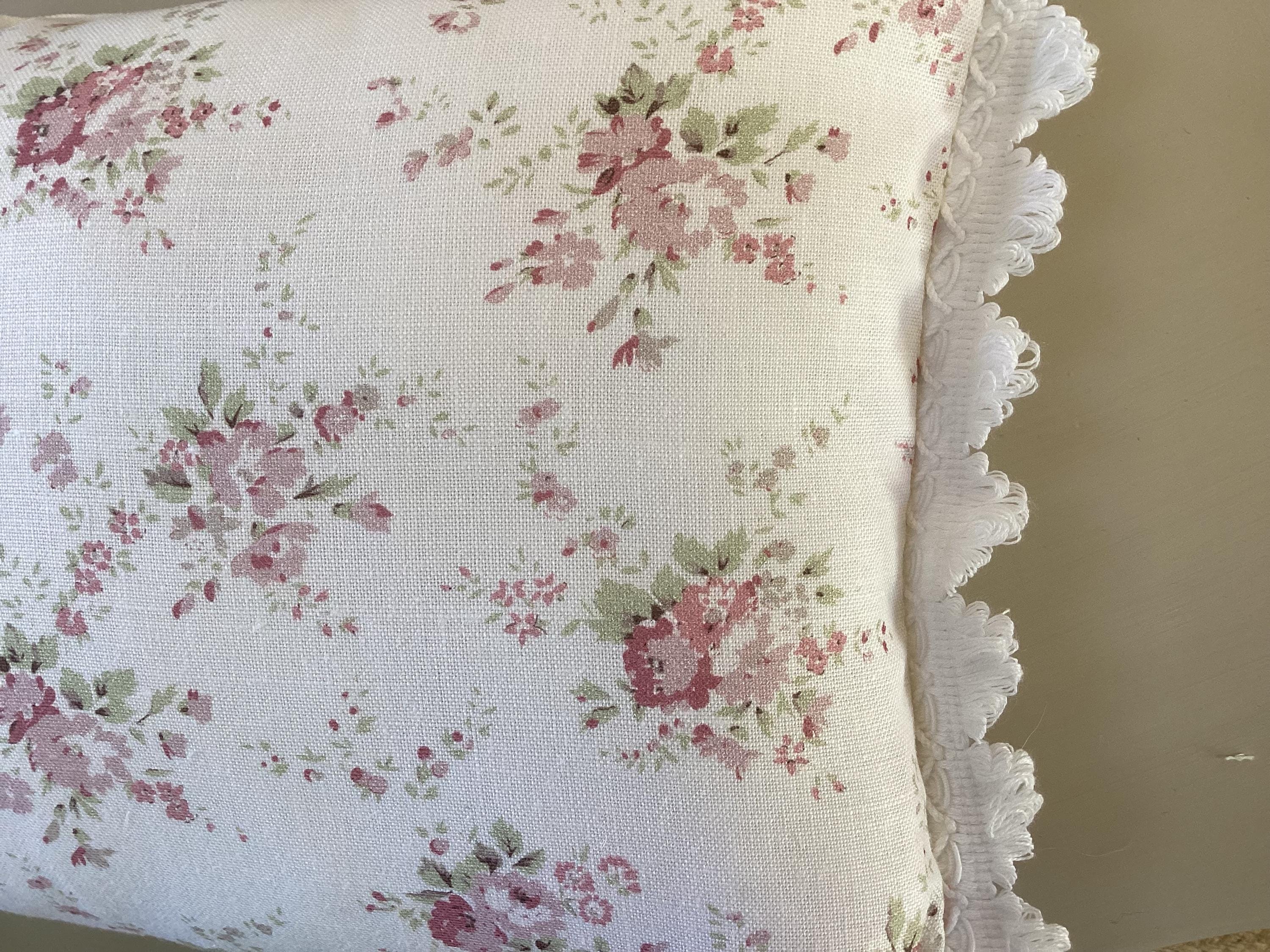 Pretty Cushion Covers in Peony and Sage Hattie - Etsy