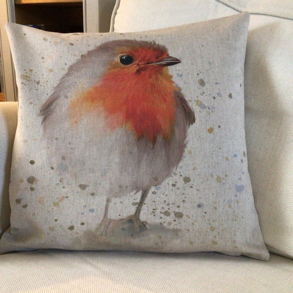 Robin Cushion - Etsy UK