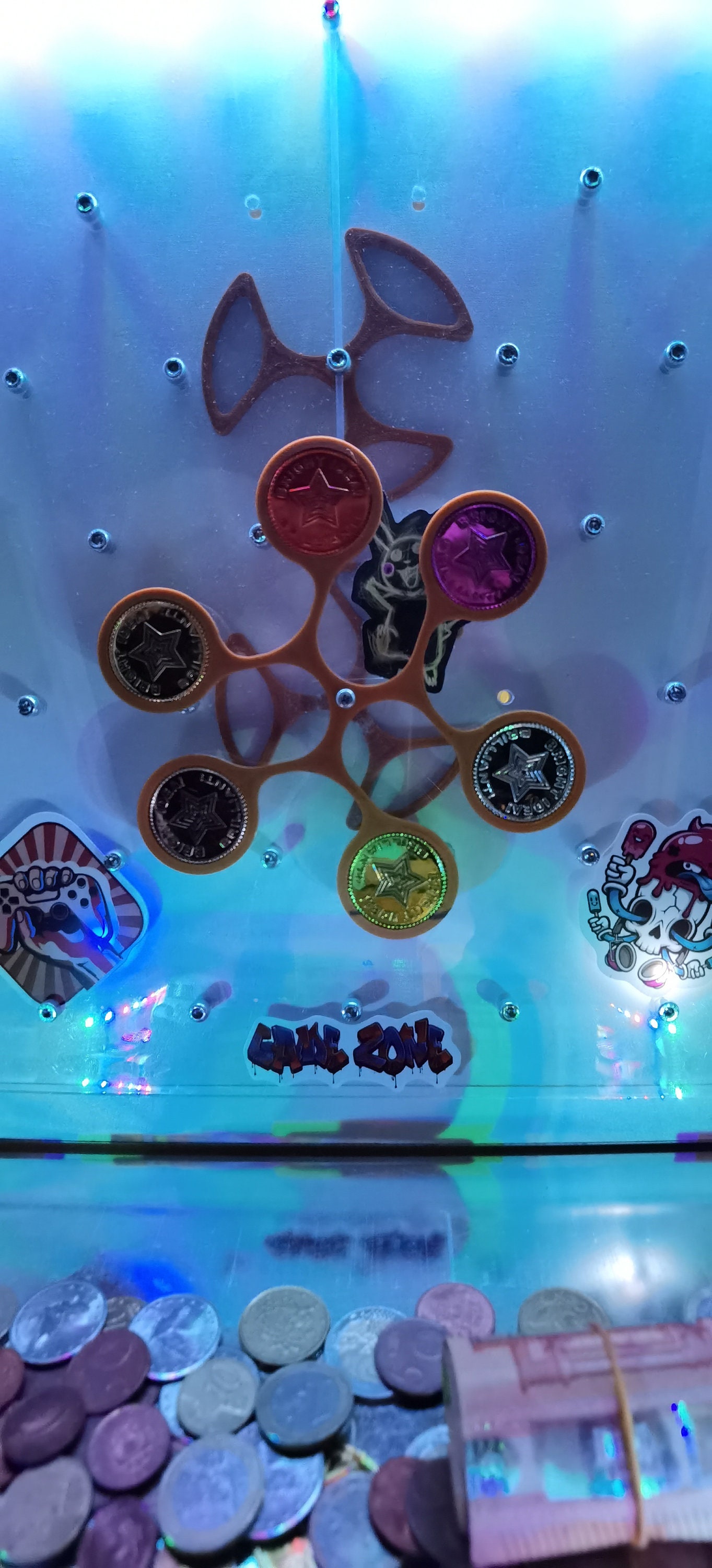 Unique Coin Pusher Machine With Bonus System. Used. Amusement Arcade ...