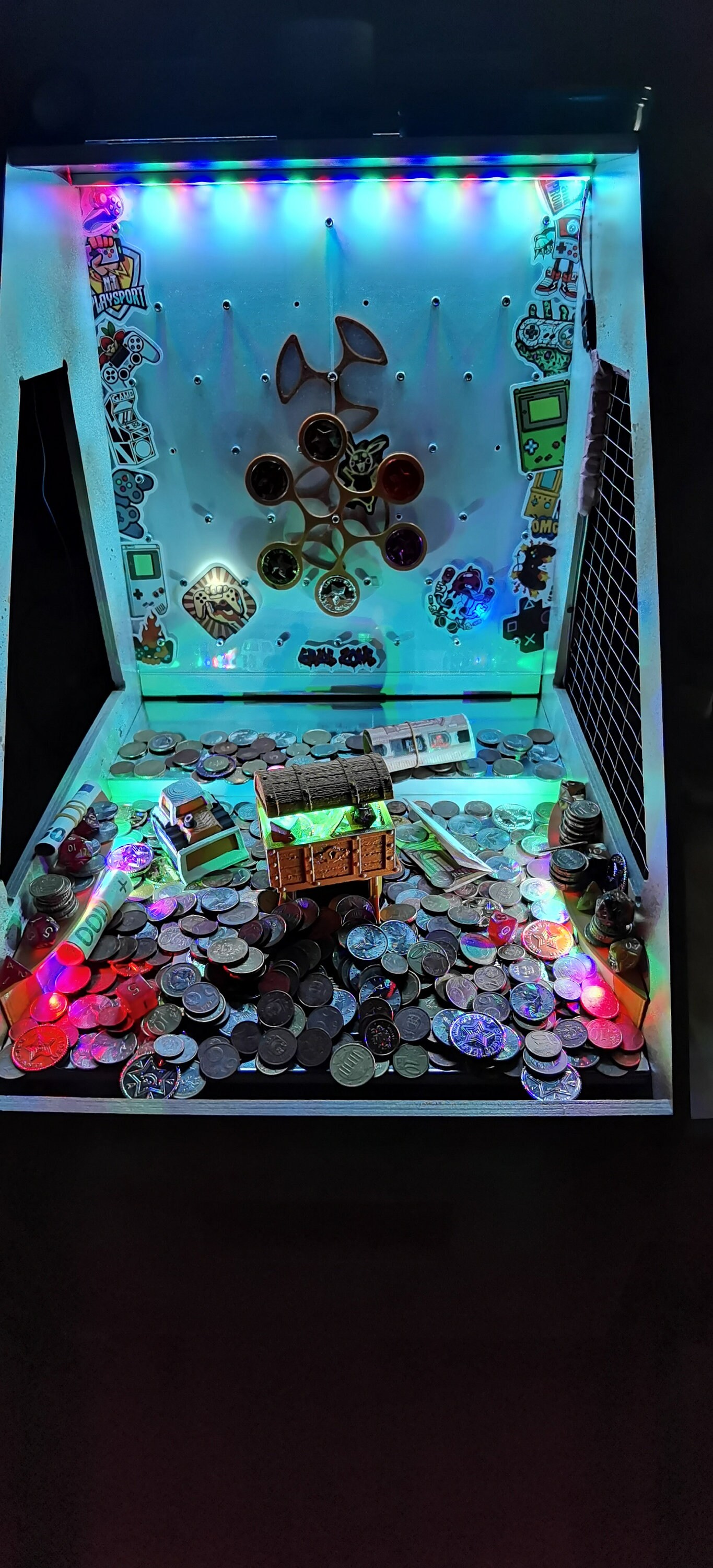 Unique Coin Pusher Machine With Bonus System. Used. Amusement Arcade ...