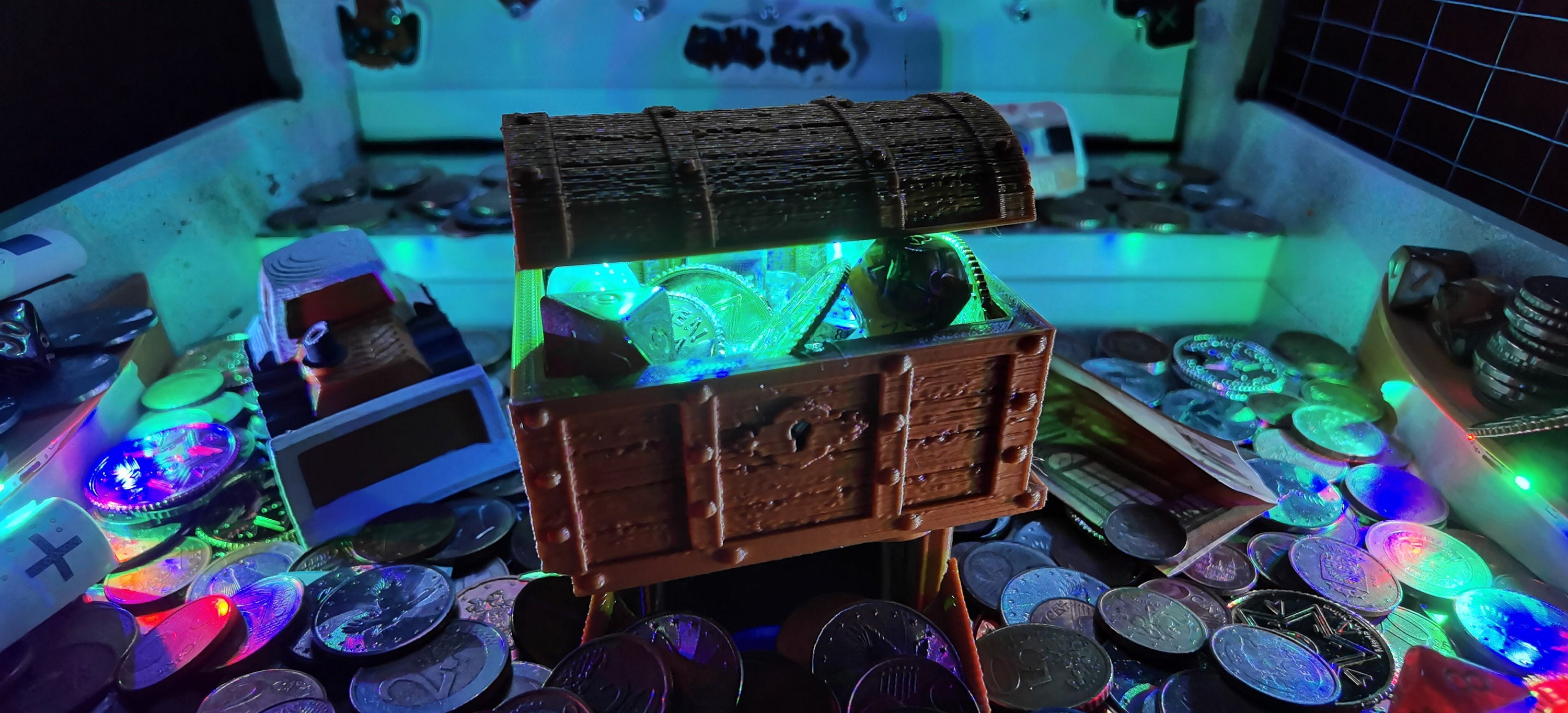 Unique Coin Pusher Machine With Bonus System. Used. Amusement Arcade ...