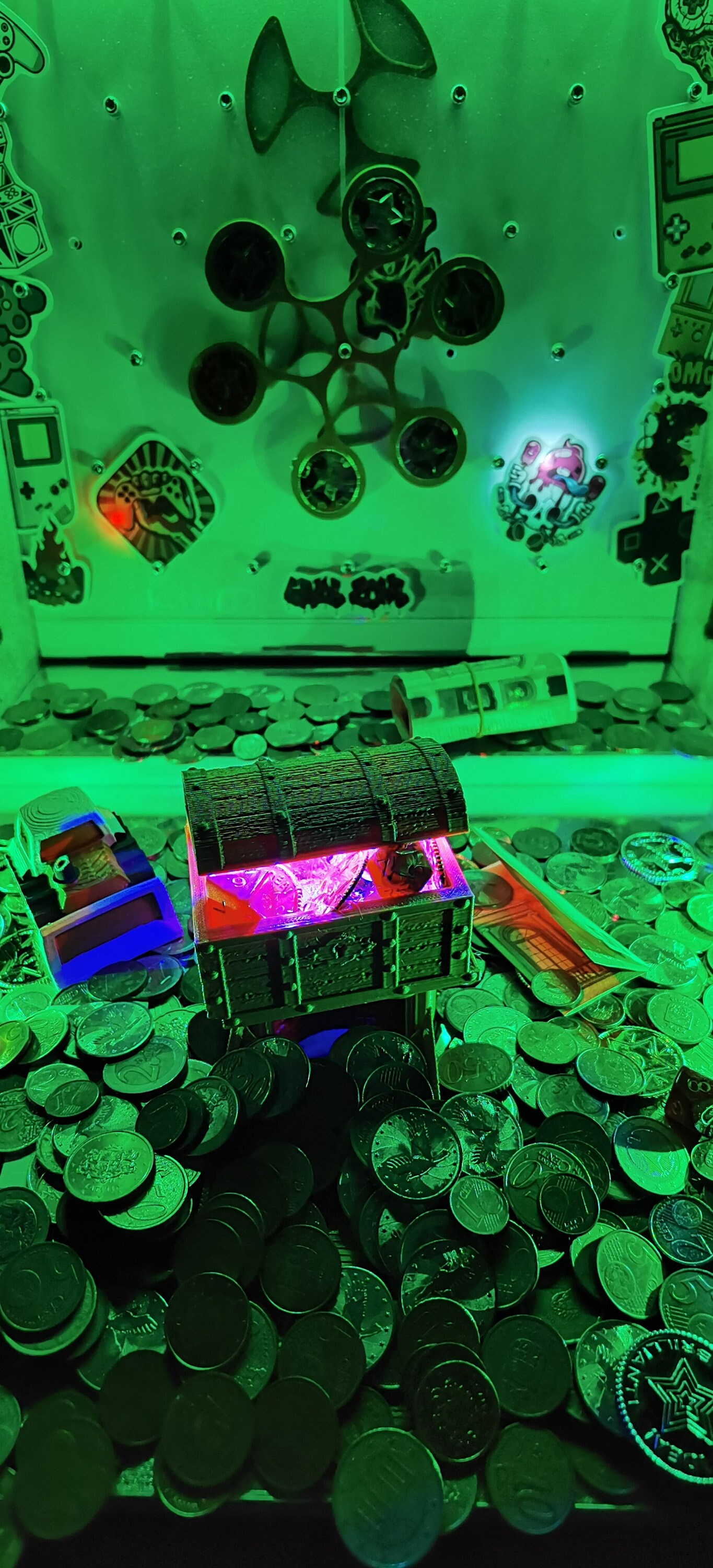 Unique Coin Pusher Machine With Bonus System. Used. Amusement Arcade ...