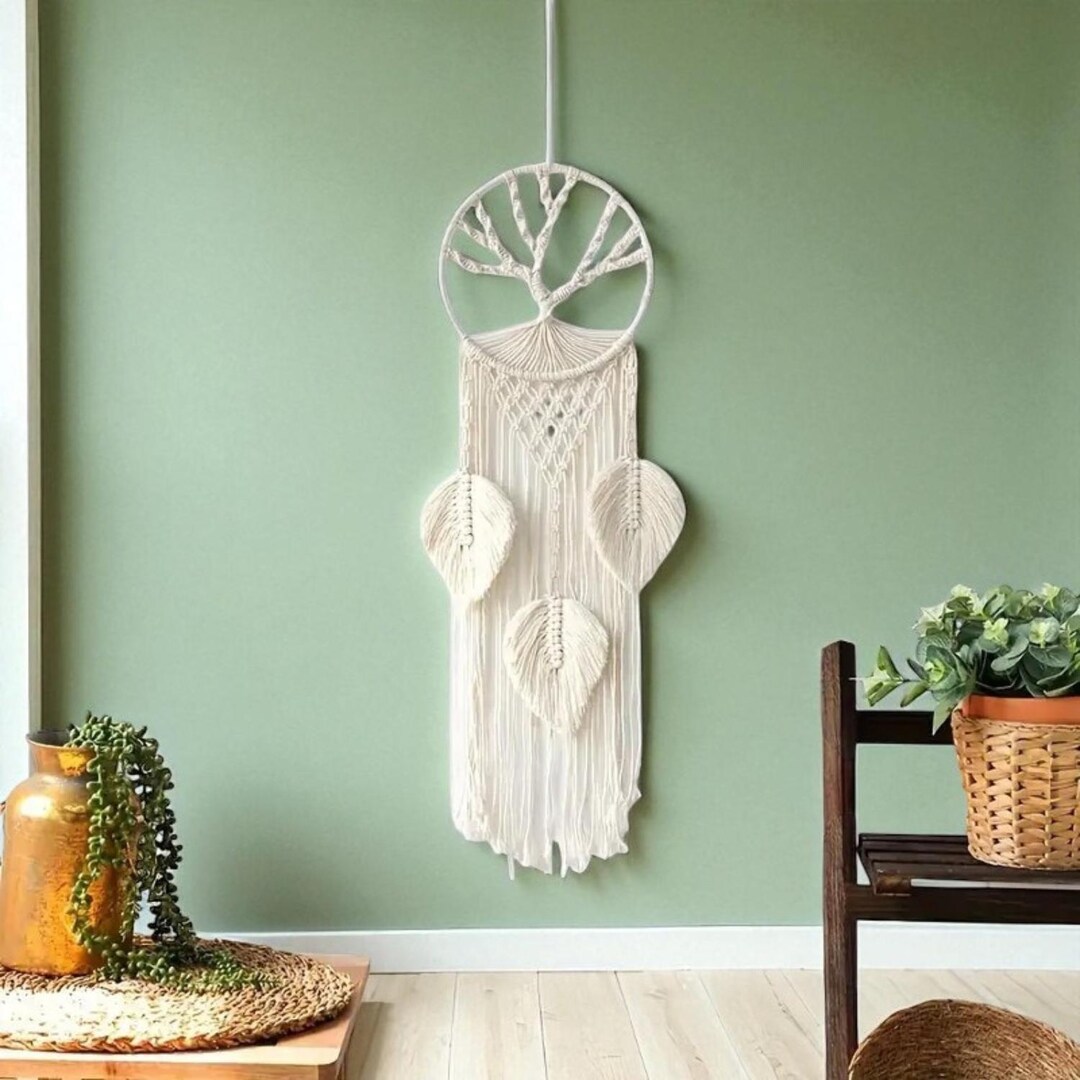 One Hand Bohemian Style Tree Life Wall Mounted Ornament Suitable Room ...