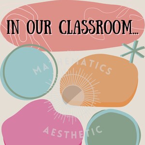 Classroom Rules Poster Template - Boho Aesthetic - Etsy