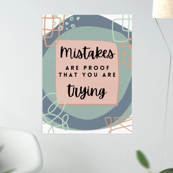Mistakes Are Proof - Etsy
