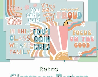 Retro Classroom Posters - Etsy