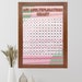 Children's Multiplication Chart Poster *aesthetic* - Color Version 1 - Etsy