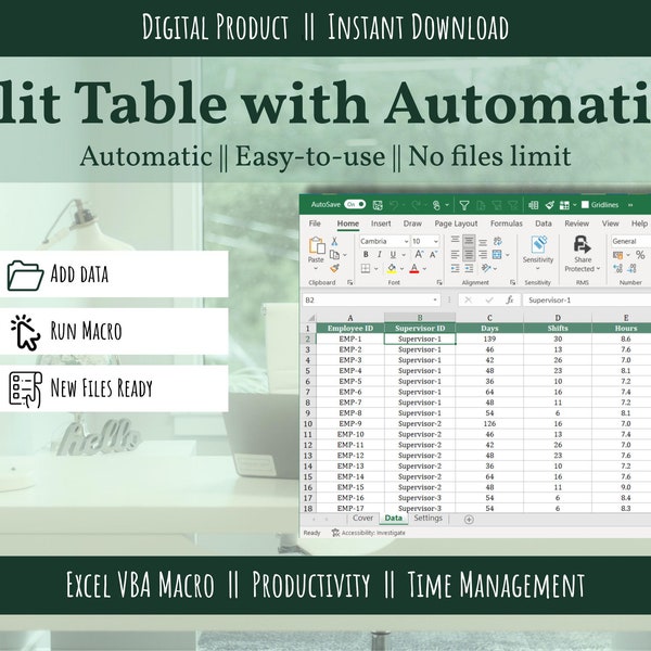 To Do List Task Allocation Excel Spreadsheet Digital Download Excel ...