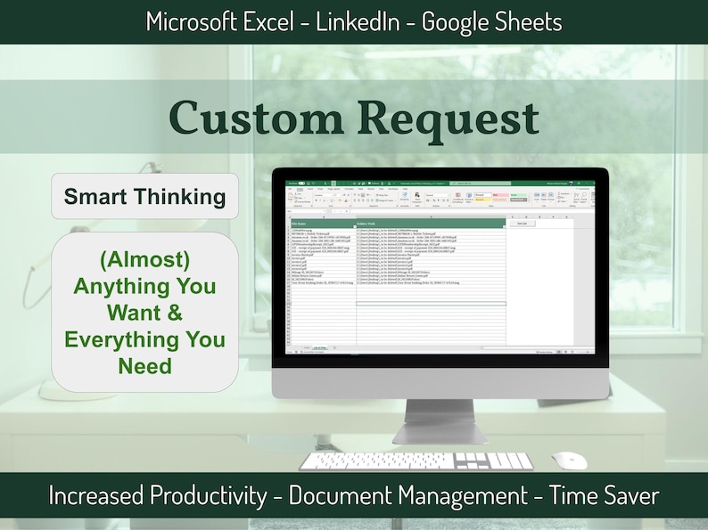 Custom Request - Thinking in Tables | Excel, Google Sheets and Linkedin ...