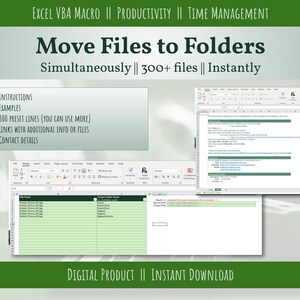Automatic Document Management | Arrange Files Into Folders, With Excel ...