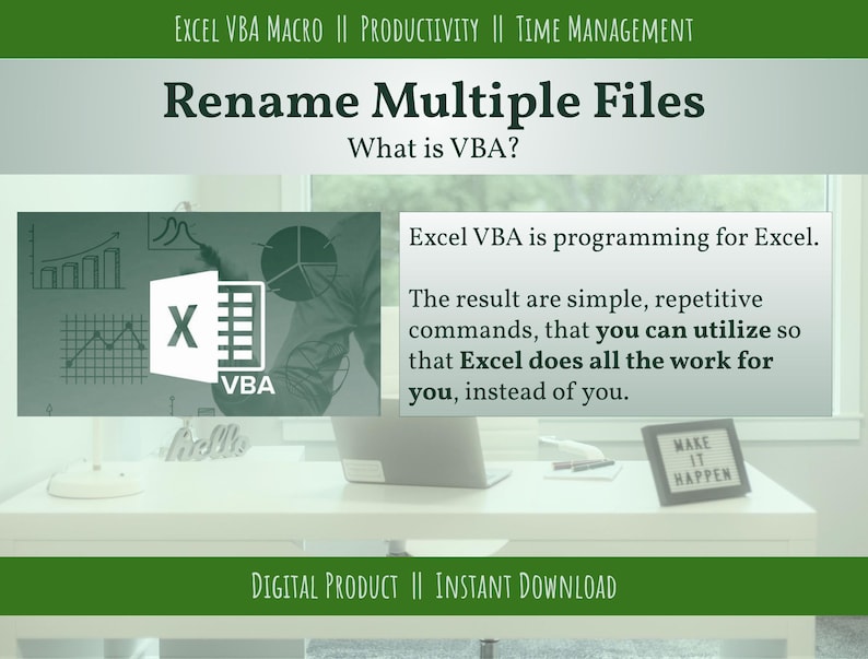Rename Multiple Files Simultaneously Using Excel Macro Vba Works Instantly For Any File