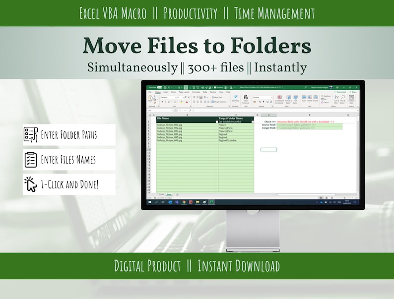 Automatic Document Management | Arrange Files Into Folders, With Excel ...