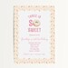 Three is so Sweet Birthday Invitation Template, Donut Sprinkles ...