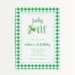 Printable Lucky One Birthday Invitation Template, Watercolor Four Leaf ...