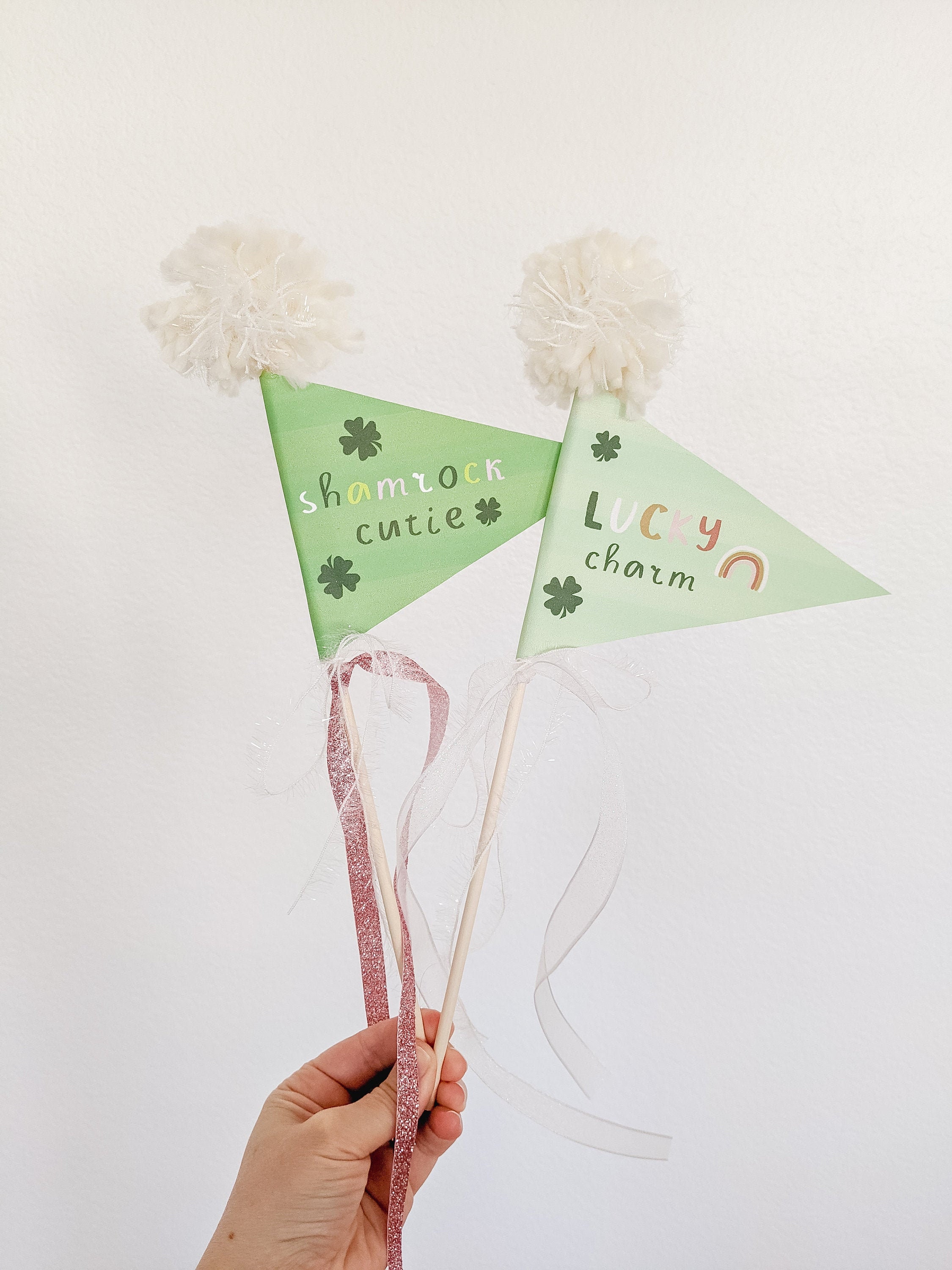 St. Patrick's Day Pennant Flag Templates, DIY St Patrick's Party, Party ...