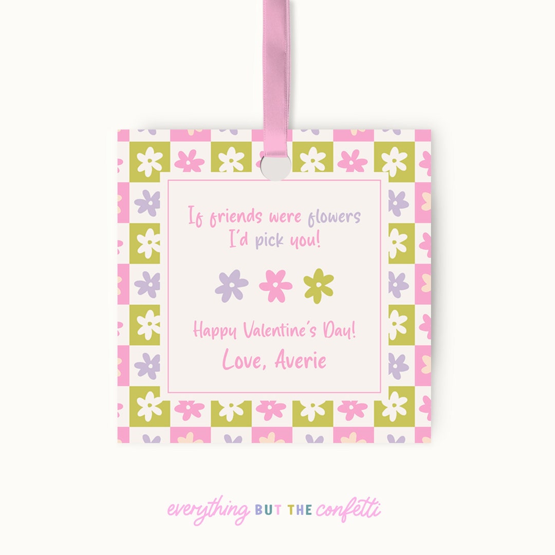 Printable Valentine for Kids, Cute Valentine Printable, Editable ...