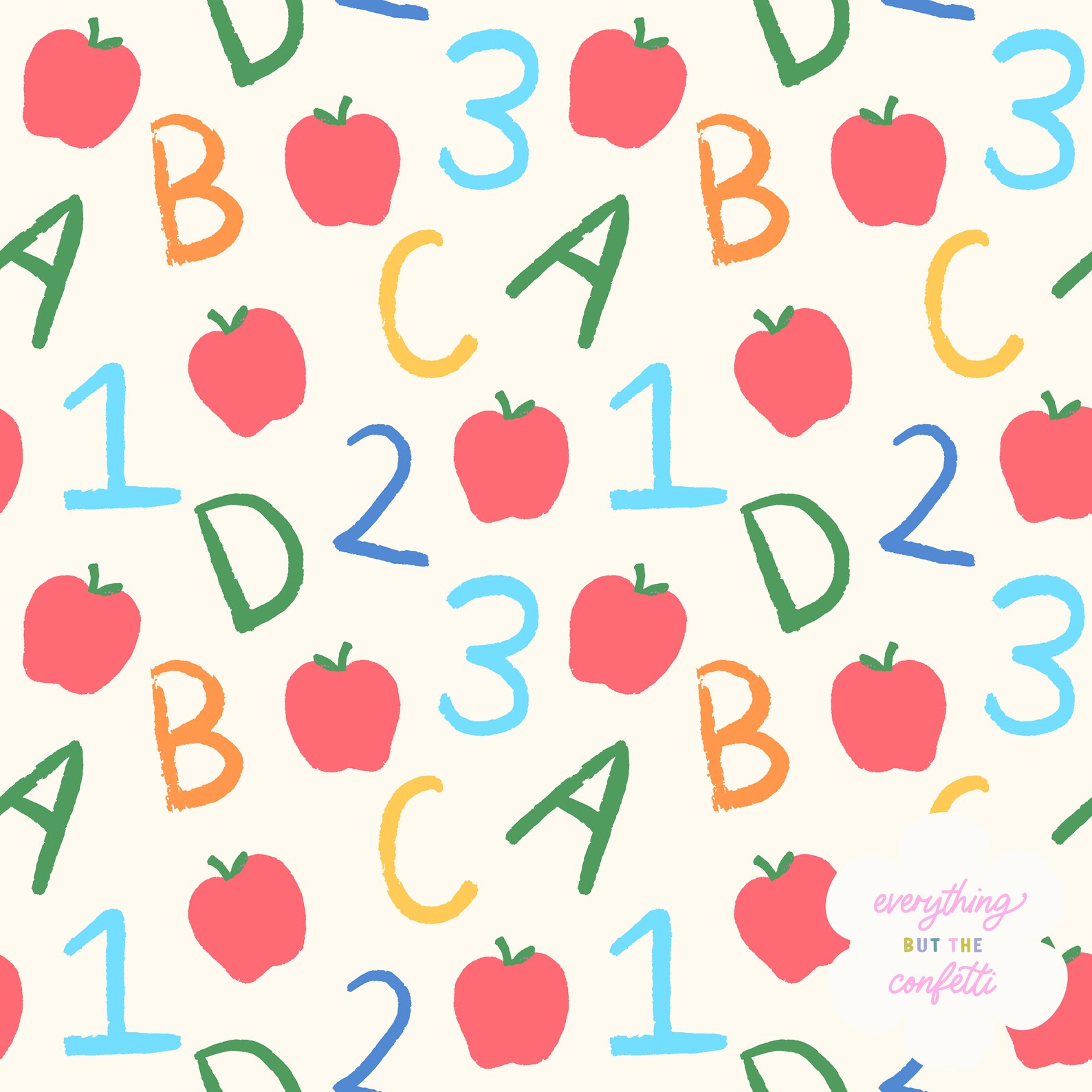 Back to School Seamless Pattern, Kids Seamless Pattern, Pencils Repeat ...