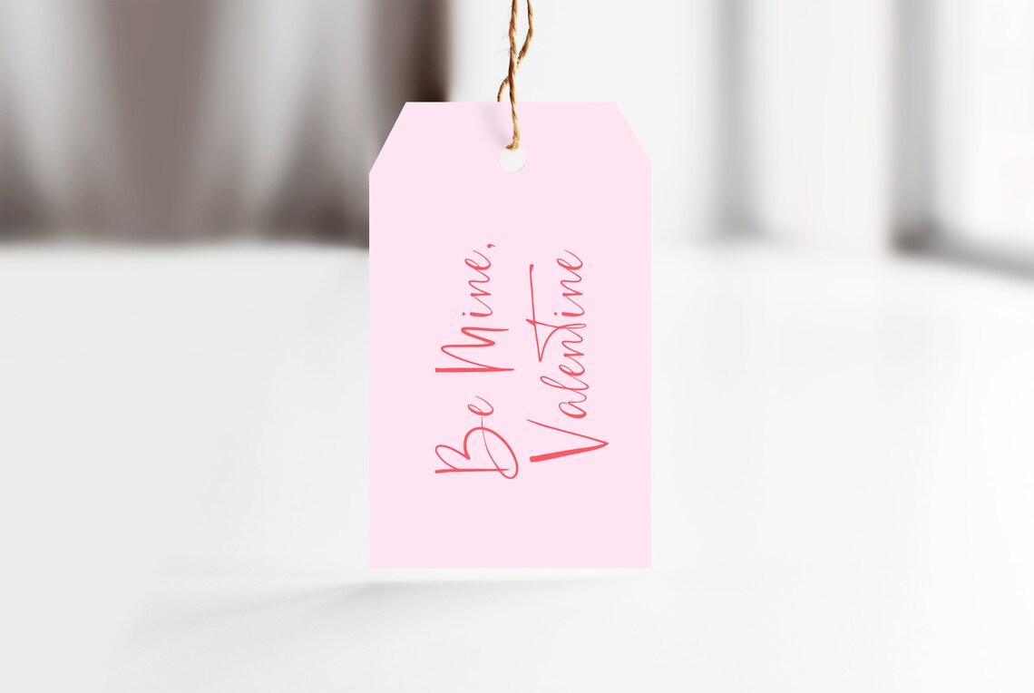 Valentine's Day Gift Tags Printable Valentine's Day - Etsy