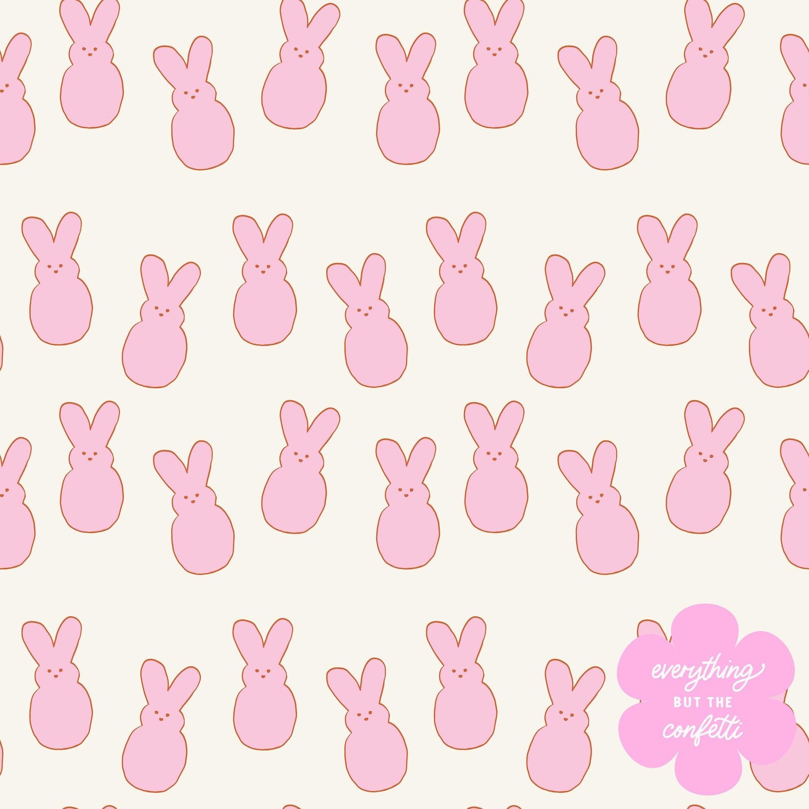Little Peeps Seamless Pattern, Peeps Easter Candy Repeat Pattern ...