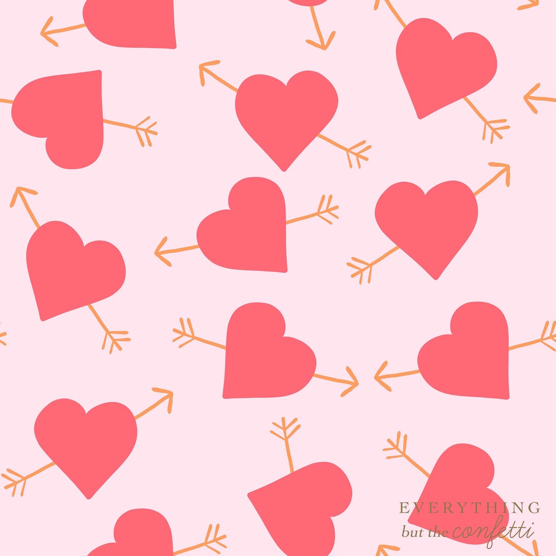 Valentine's Day Seamless Pattern, Cute Valentines Repeat Pattern Design ...