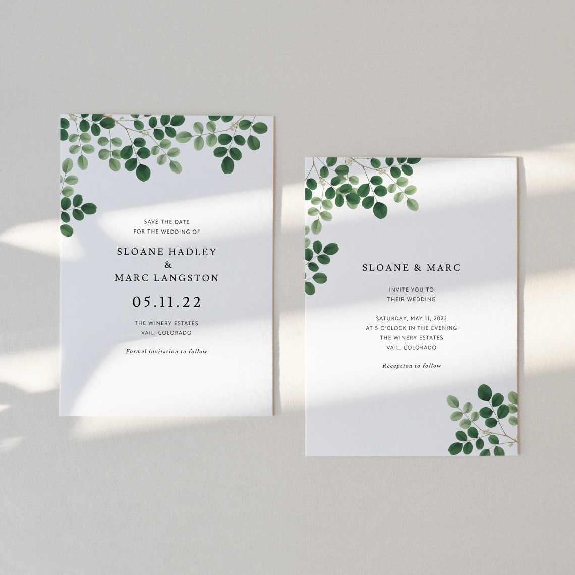 Vintage Elegance Greenery Wedding Kit Bundle Wedding | Etsy