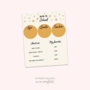 Back to School Printables Bundle, Activity Bundle for Kids, First Day ...