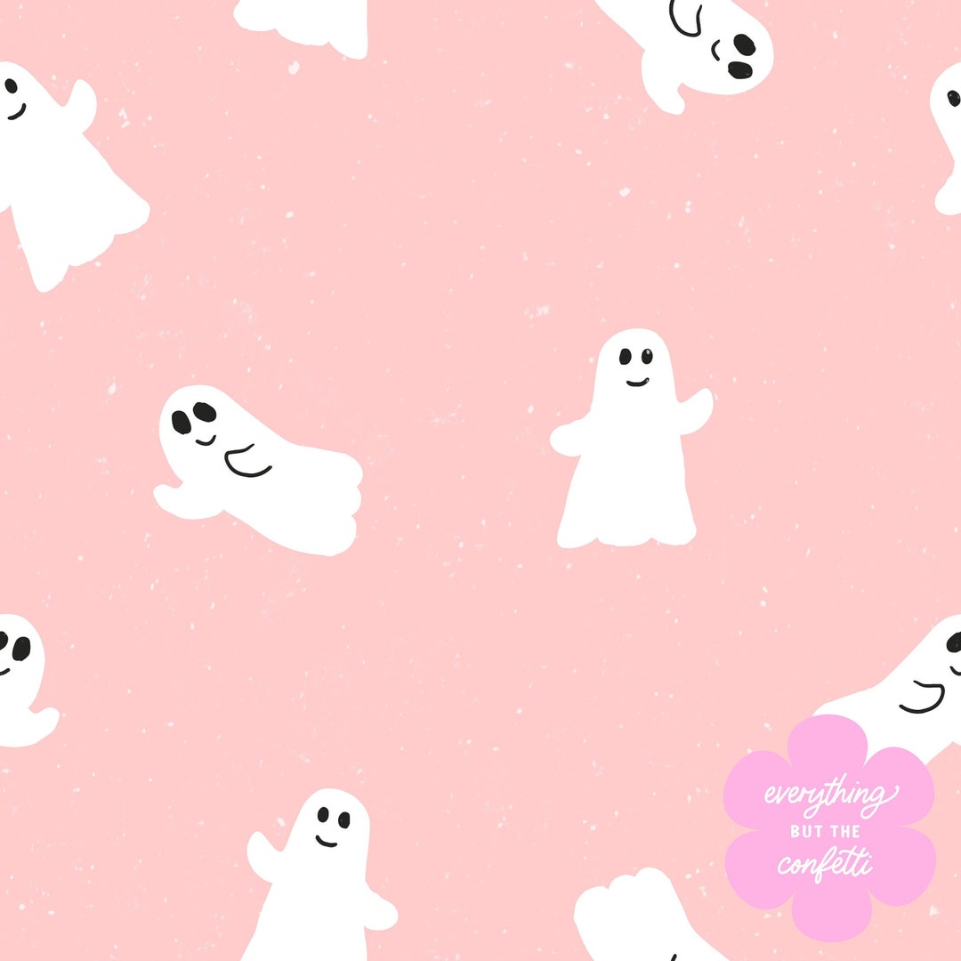 Cute Ghosts Digital Seamless Repeating Pattern Design, Pattern ...