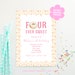 Printable Four Ever Sweet Birthday Invitation Template, Sweets Invite ...
