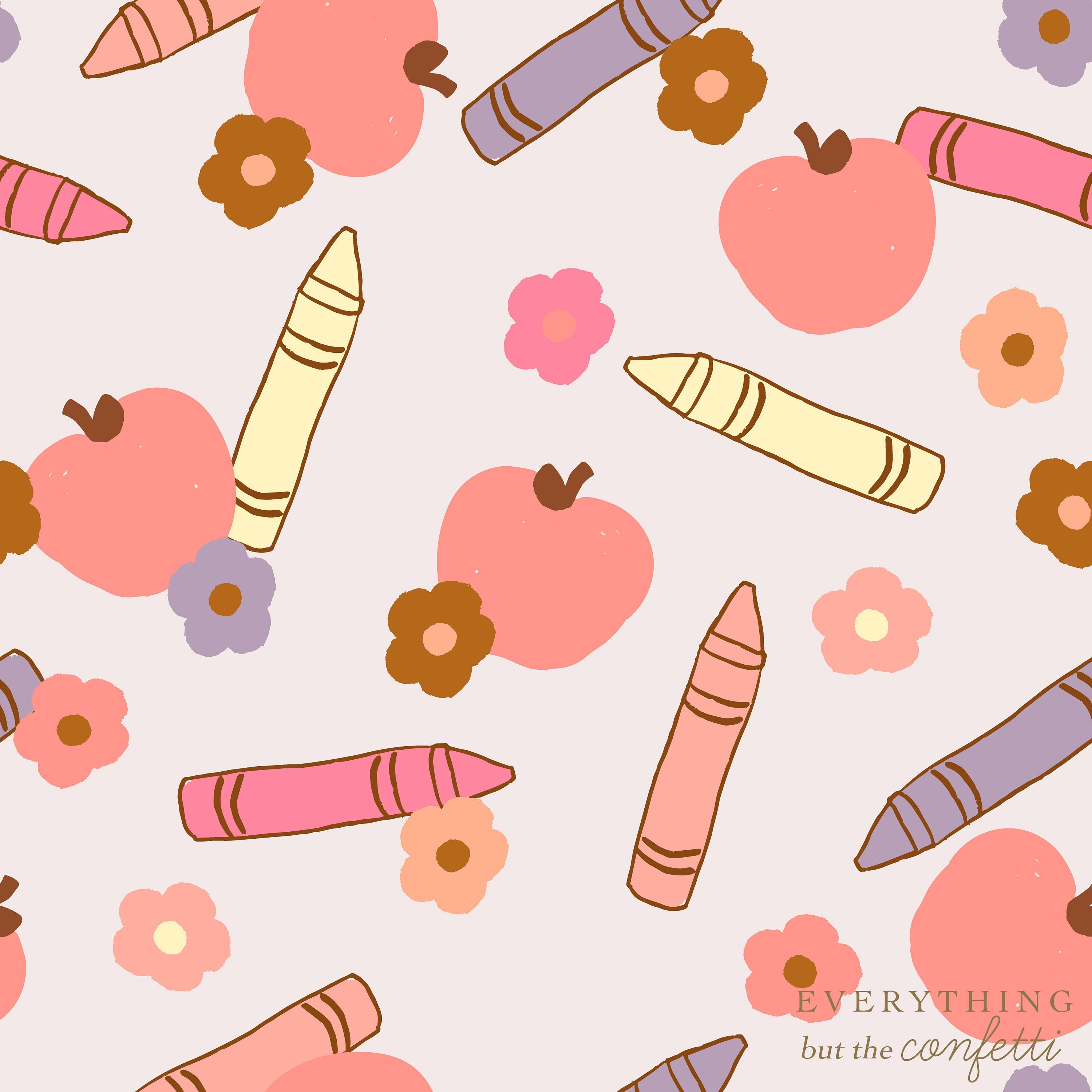 Back to School Seamless Digital Pattern Seamless Pattern | Etsy