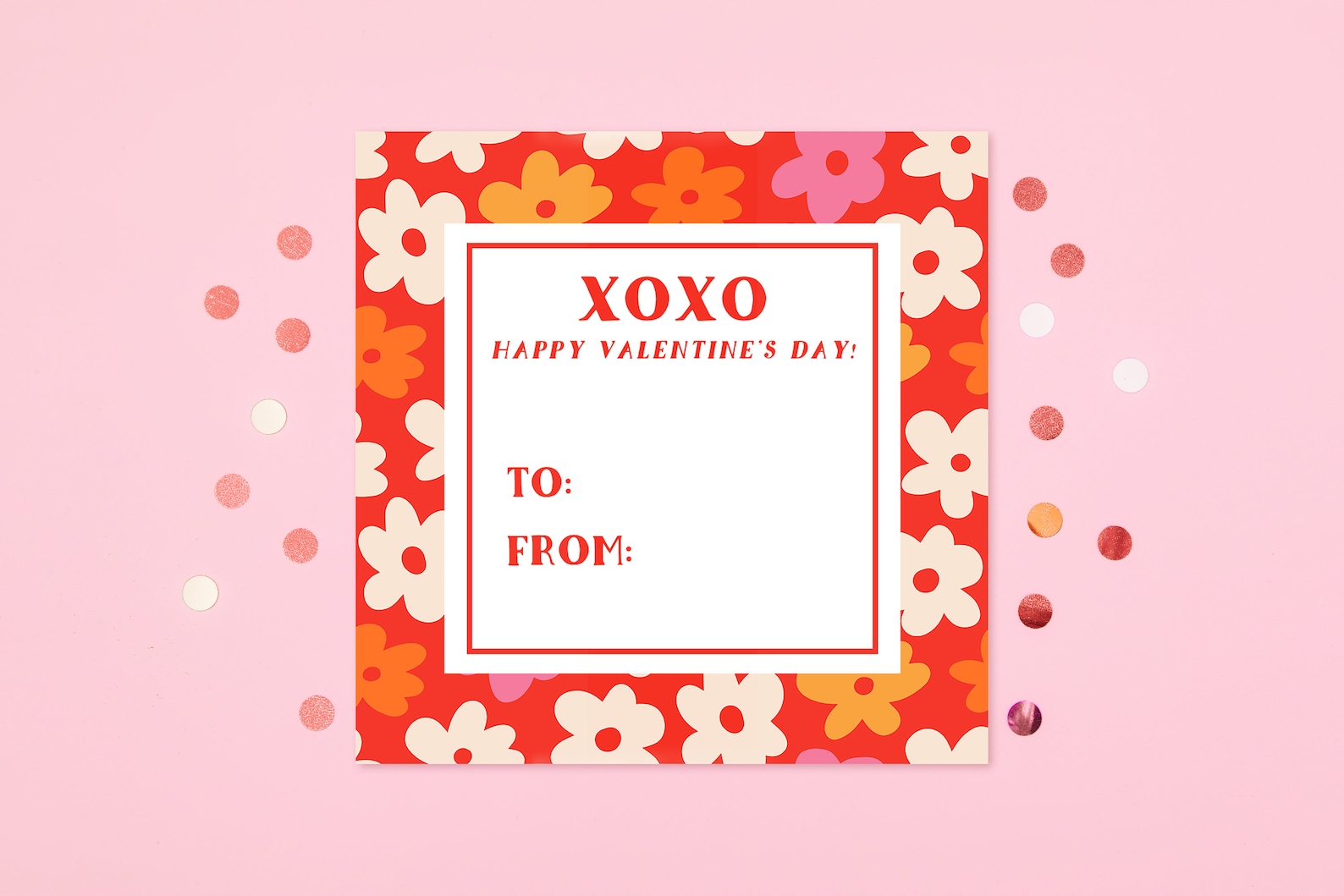 Groovy Valentine's Day Card Printables Valentine's - Etsy
