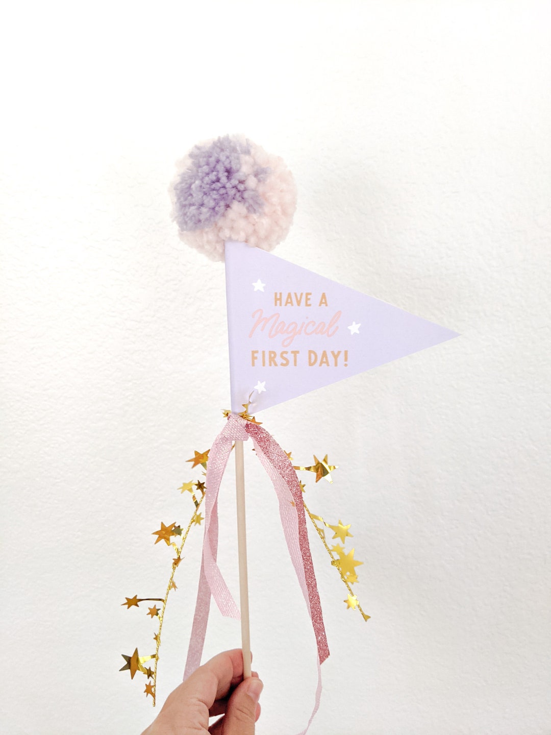 First Day of School Pennant Flag Templates, Printable Pennant Flags for ...