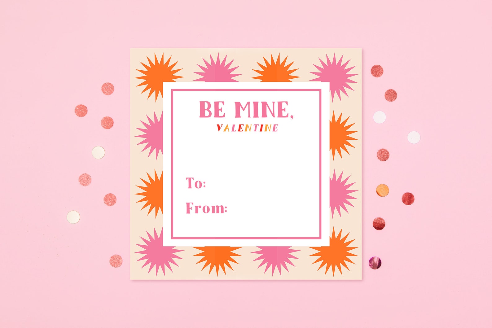 Groovy Valentine's Day Card Printables Valentine's - Etsy