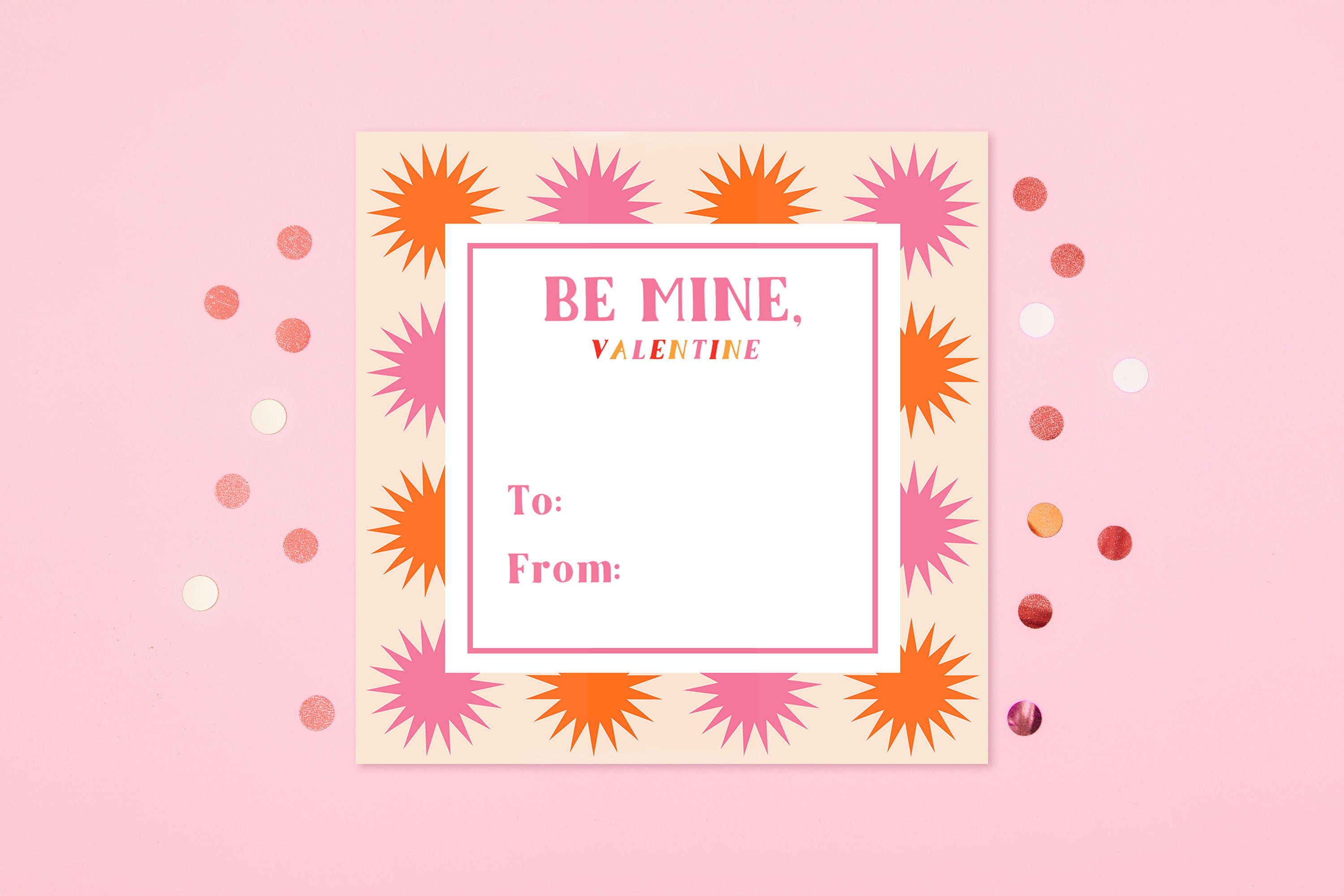 Groovy Valentine's Day Card Printables Valentine's - Etsy