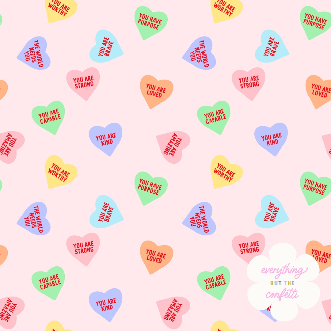 Valentine's Day Seamless Pattern, Cute Valentines Repeat Pattern Design ...