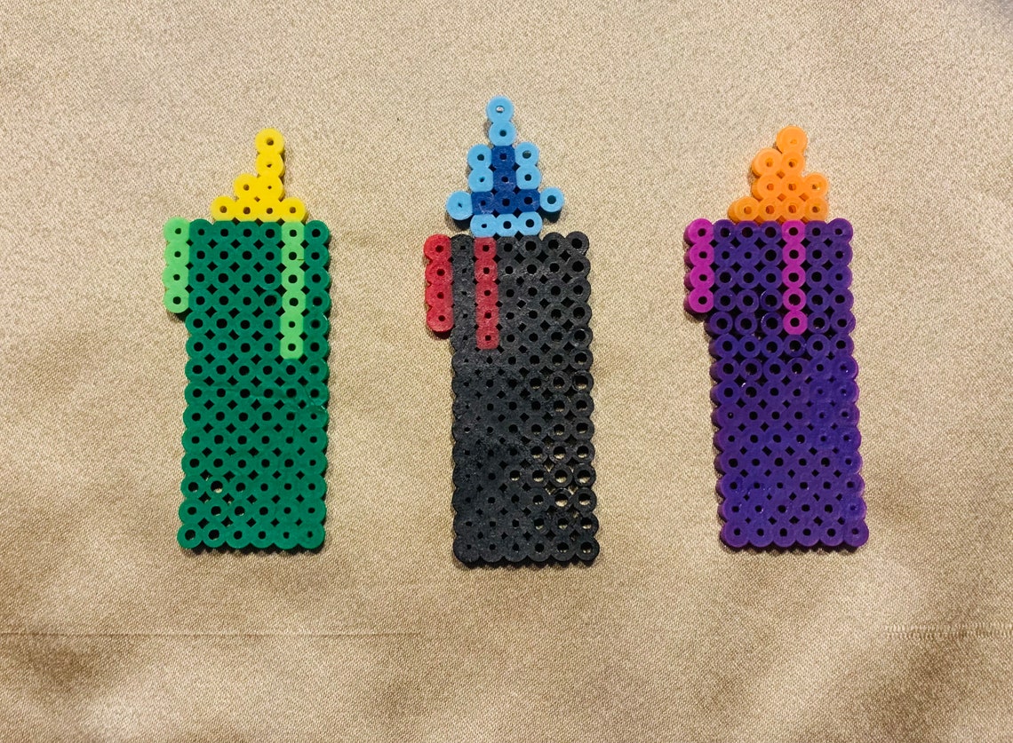 Classic Halloween Scaries Perler Art - Etsy