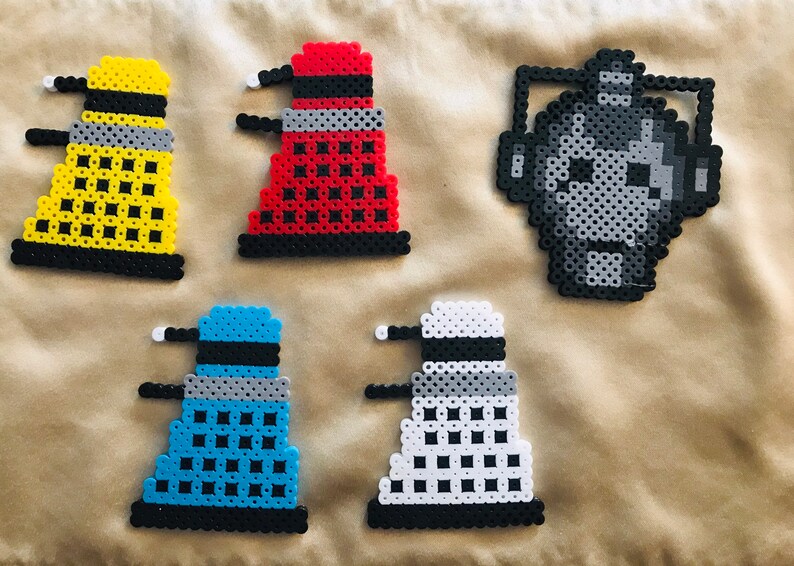 Dr. Who Perler Bead Art - Etsy