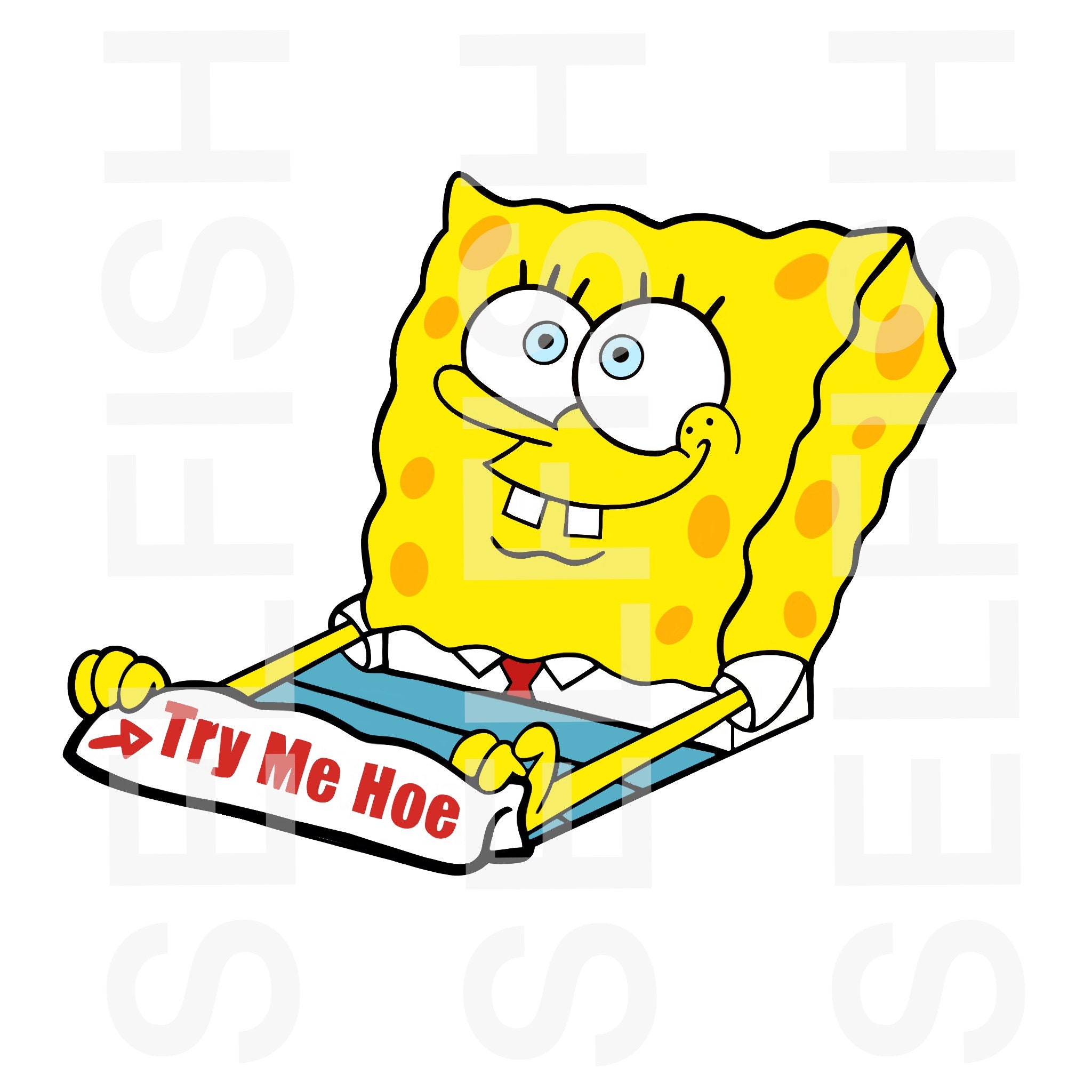SpongeBob Try Me Digital Download JPEG PNG | Etsy