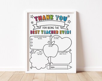 Teacher Appreciation Gift | Teacher Appreciation Week Printable | Thank ...
