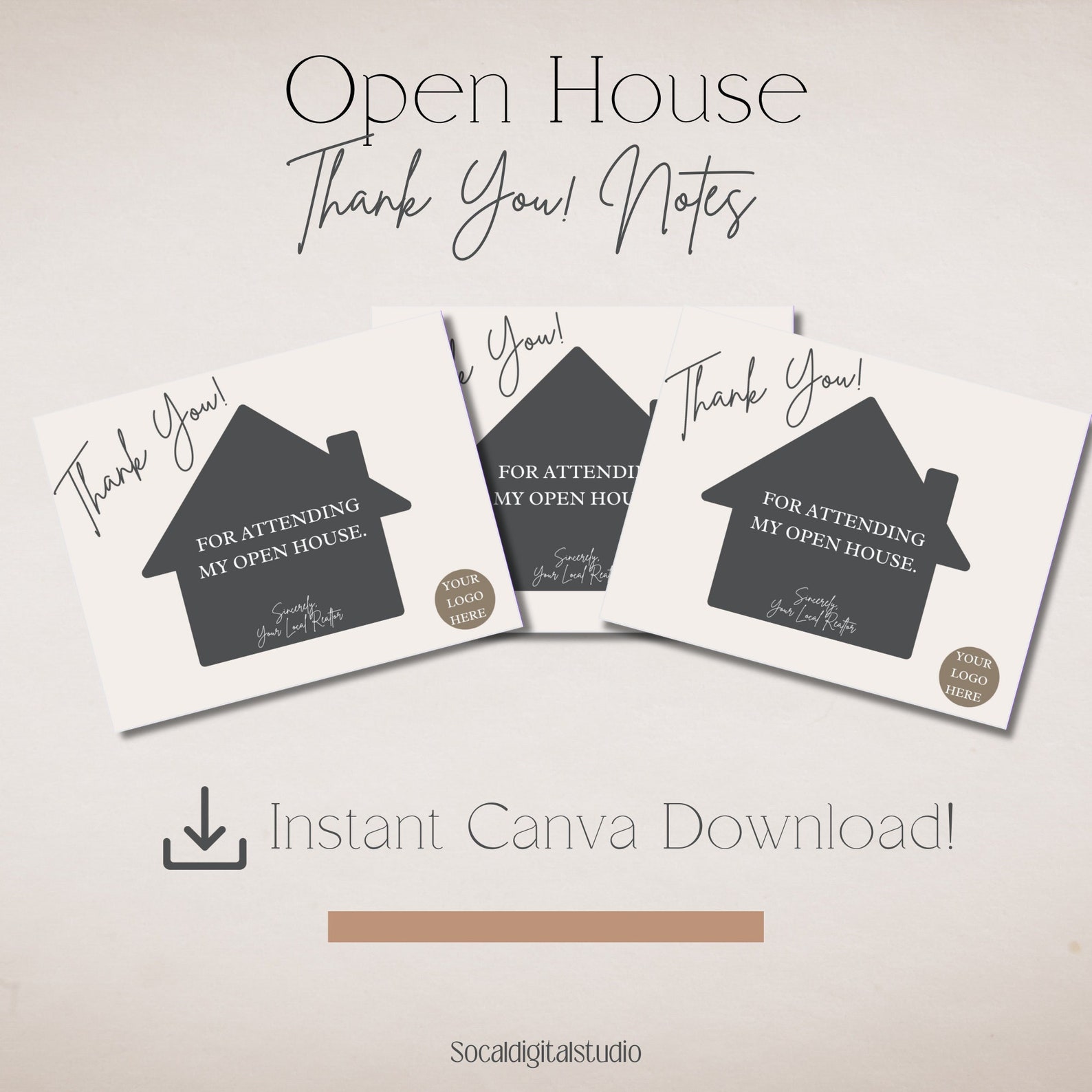 Real Estate Thank You Note L Open House Thank You Note L Thank You Note ...