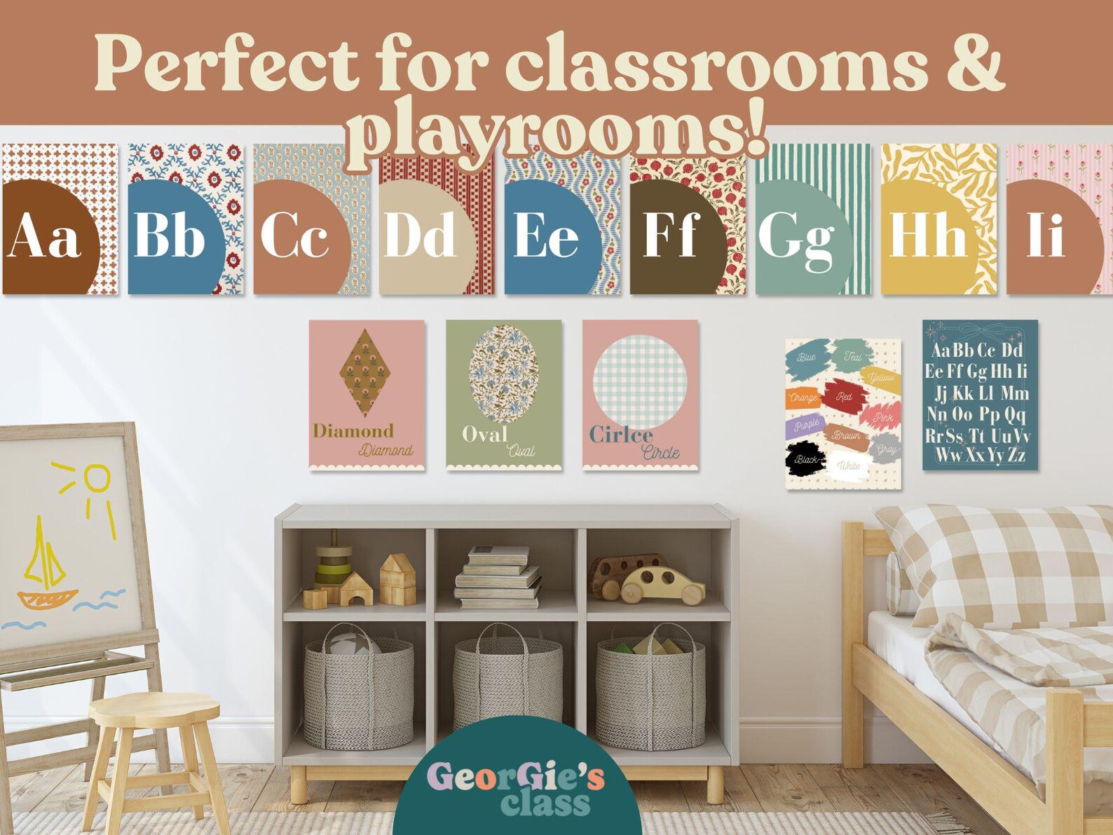 Coquette Theme Educational Posters. Bow Playroom Posters. Bow Class ...